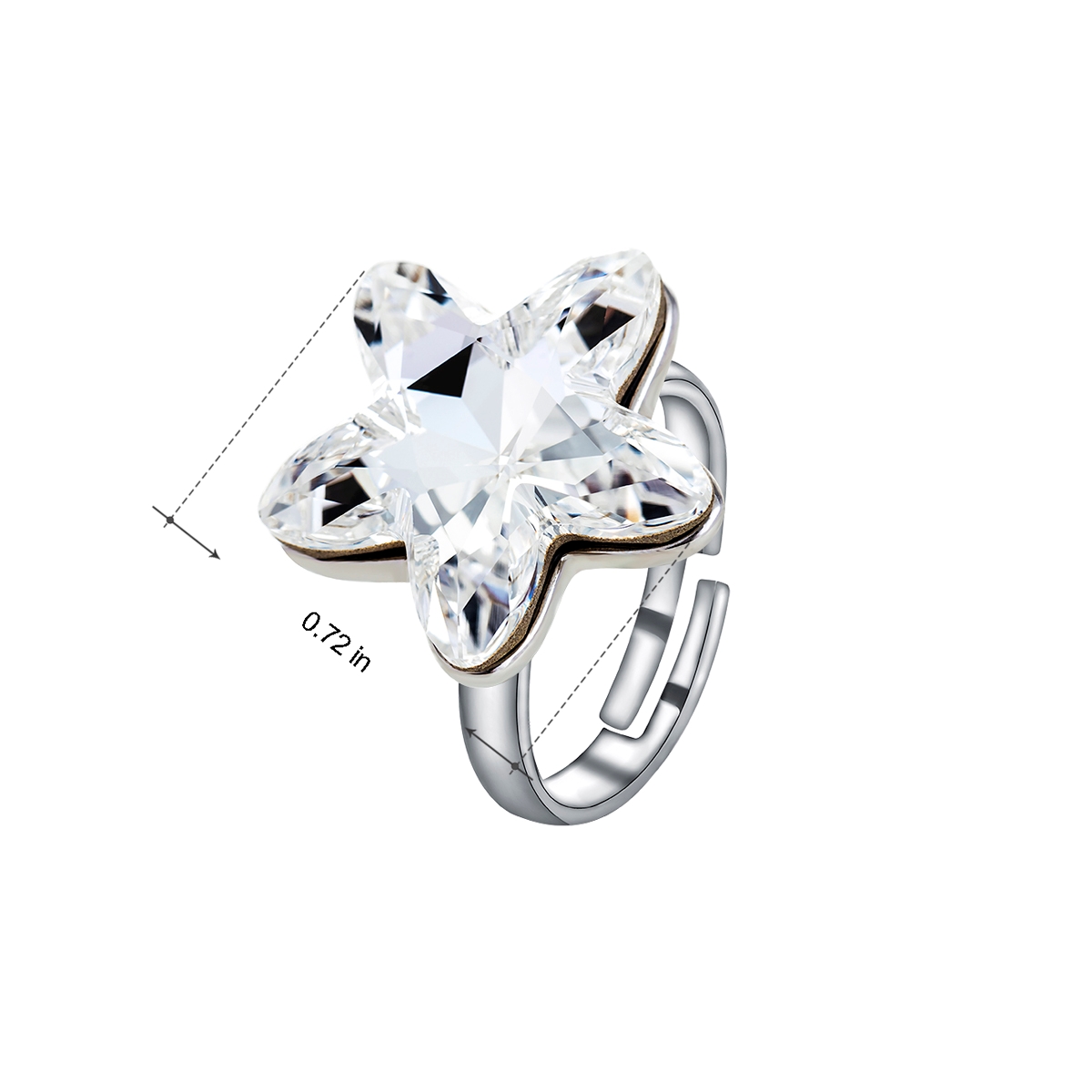 Beautiful Female Small Adjustable Rings