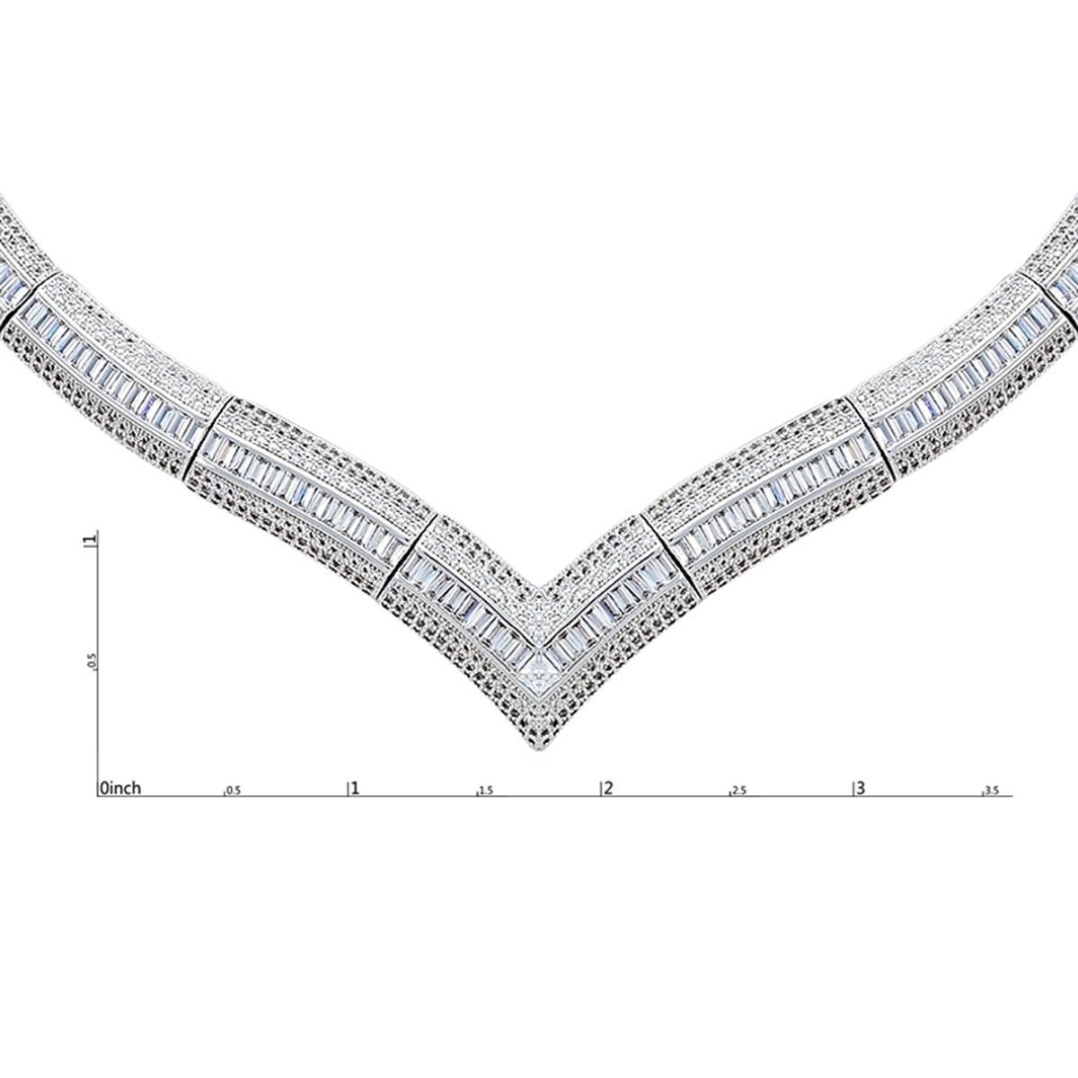 Beautiful Shaped Luxury Platinum Plated 4 Pieces Jewelry Sets