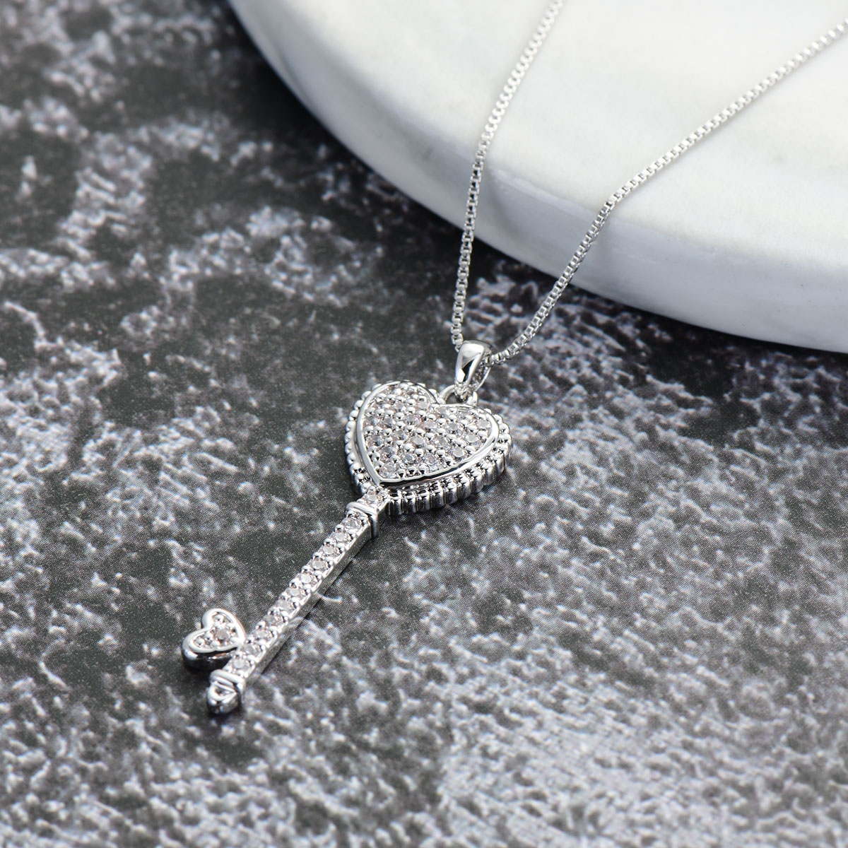 Copper or Brass Delicate Pendant Necklace with Full Guarantee