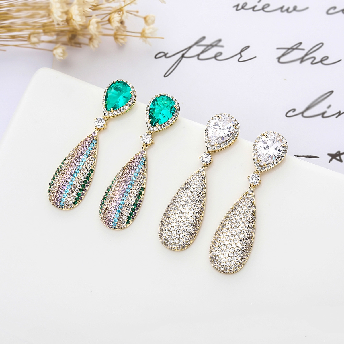 Amazing Medium Colorful Dangle Earrings