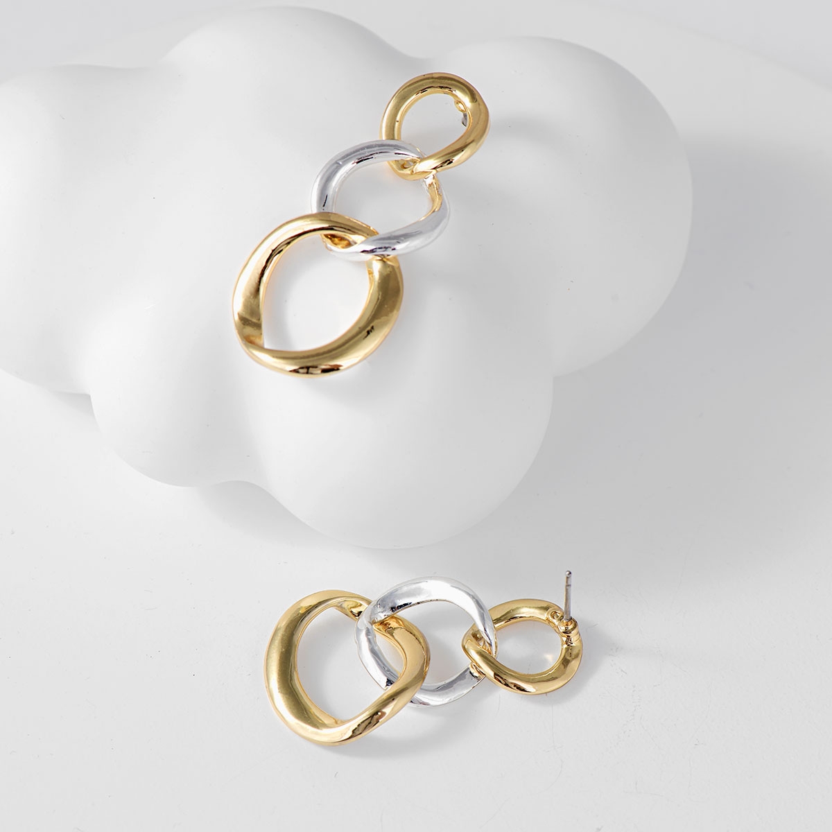 Good Small Gold Plated Dangle Earrings