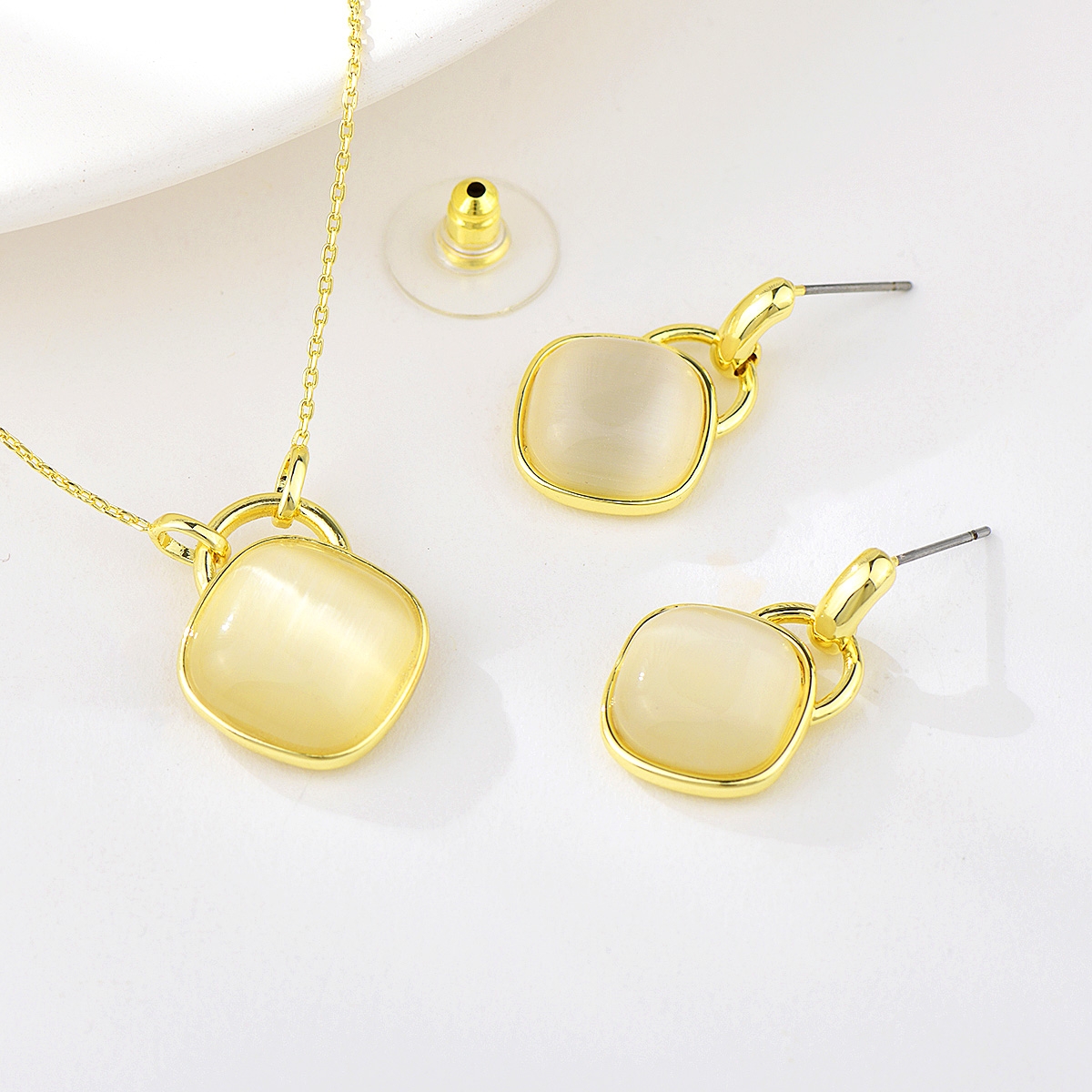 Small Classic 2 Piece Jewelry Set of Original Design